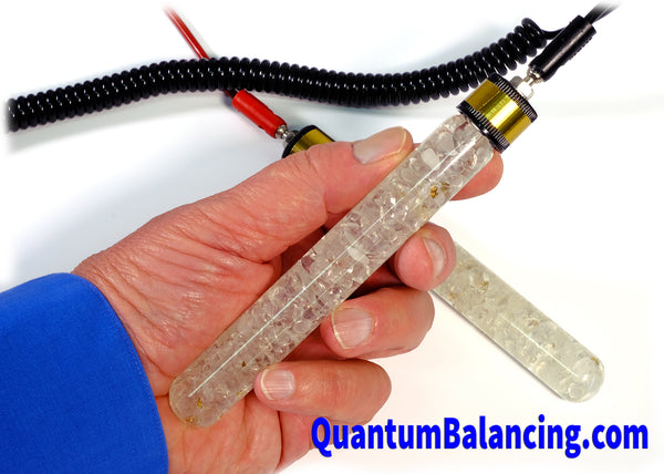 Crystal Generators Crystal Harmonizers Clear Quartz/Gold (LABORATORY G – QuantumBalancing.com